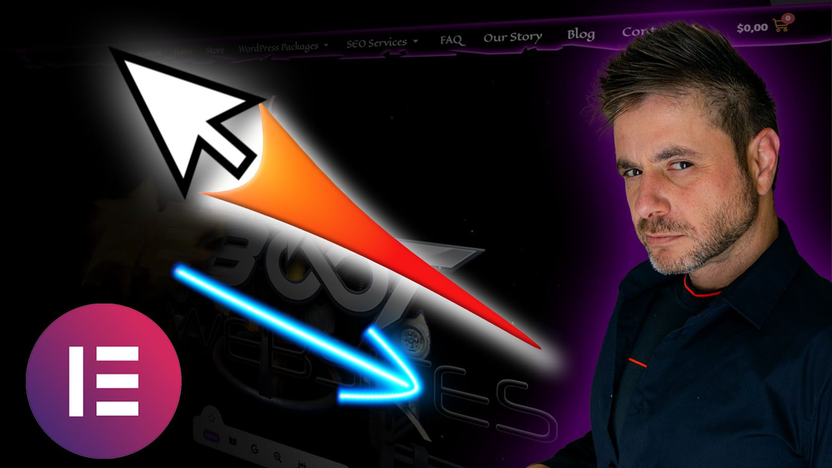 Ignite Your Website with a Fiery Animated Cursor Trail Effect in Elementor | Wordpress Tutorial ...